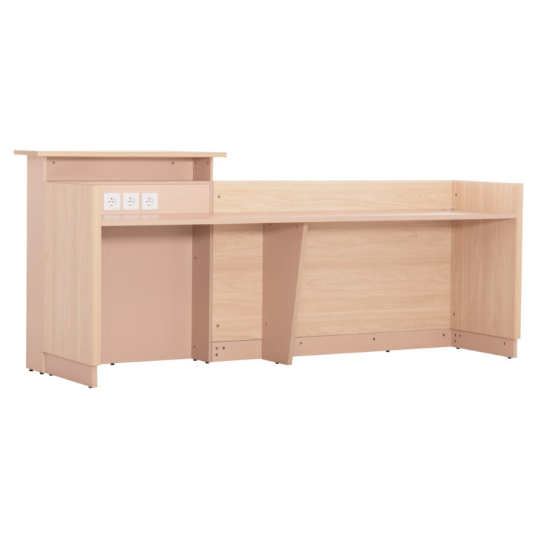 Reception Desk Dalton Hm2068.02 Melamine In Sonama-beige 240x80x106hcm ...